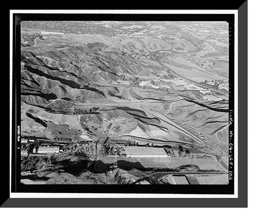 Historic Framed Print, Los Angeles Aqueduct, From Lee Vining Intake ...