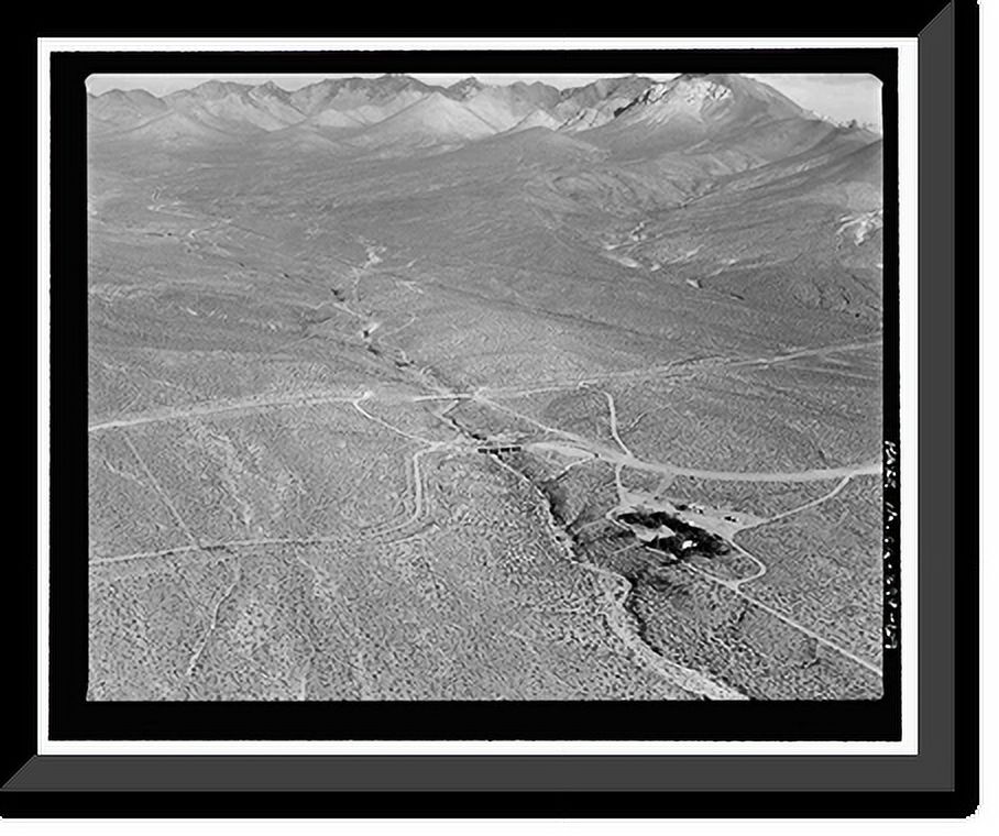 Historic Framed Print, Los Angeles Aqueduct, From Lee Vining Intake ...