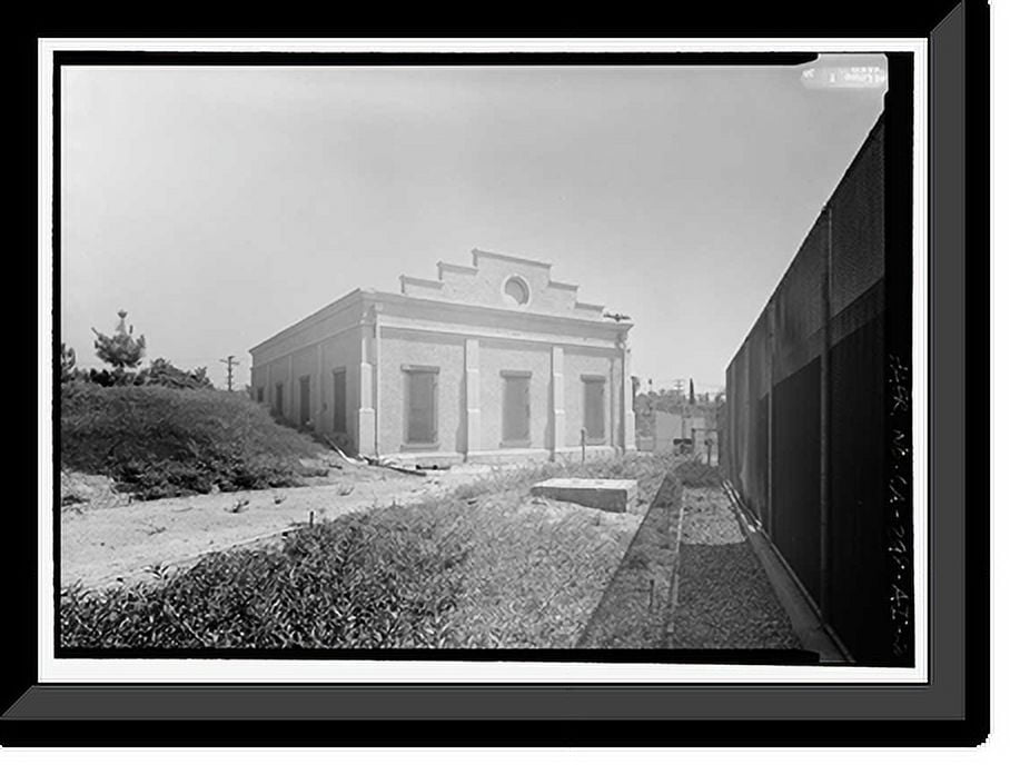 Historic Framed Print, Los Angeles Aqueduct, Garvanza Pump Station, Los ...