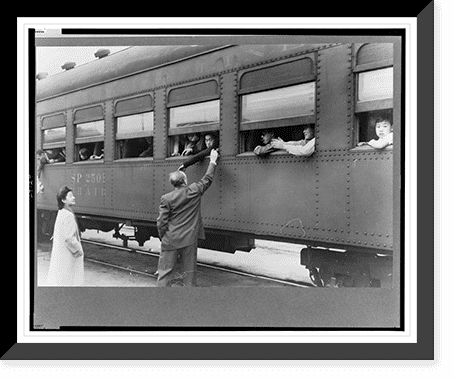 Historic Framed Print, Los Angeles, California. The evacuation of ...
