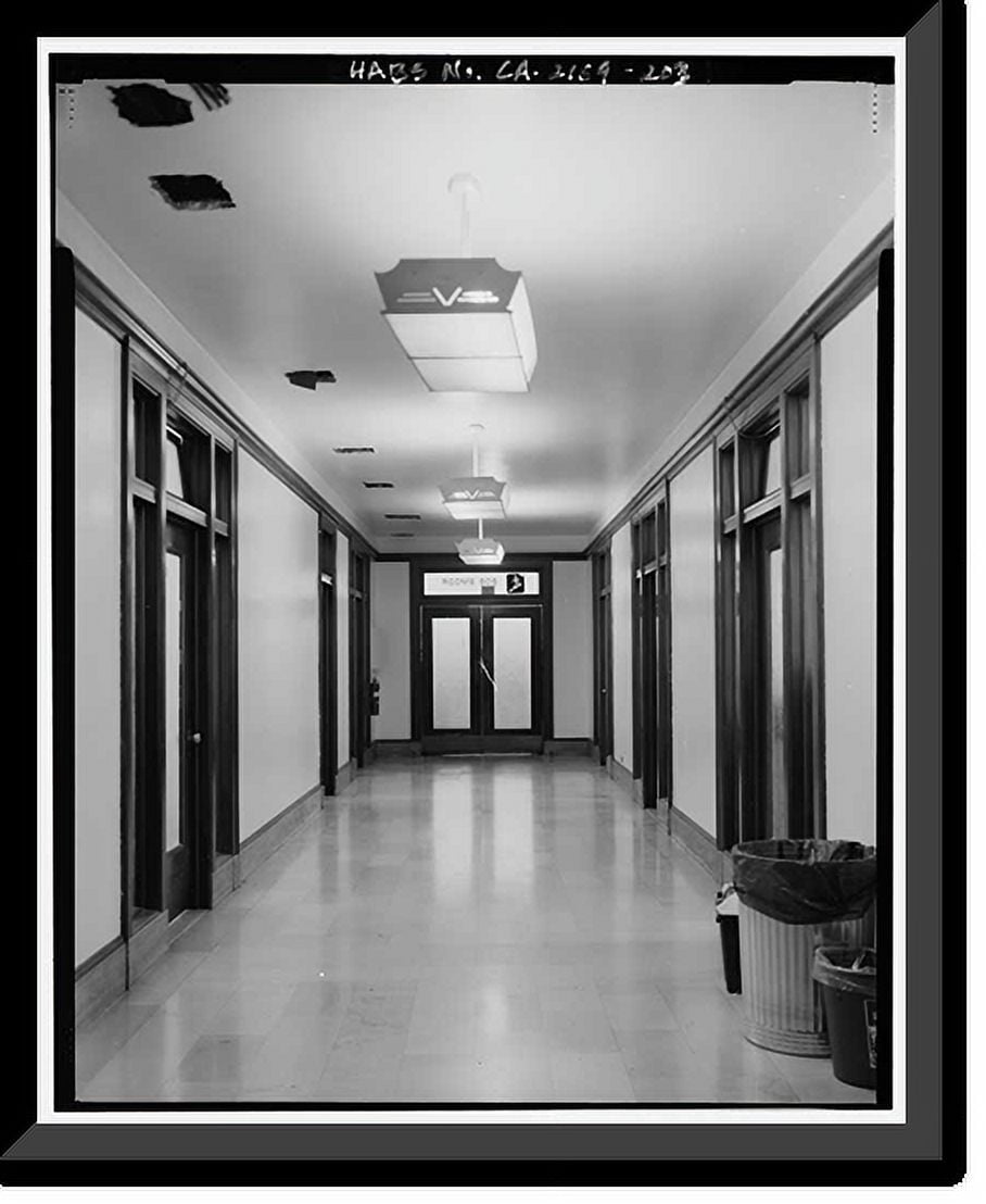 Historic Framed Print, Los Angeles City Hall, 200 North Spring Street ...