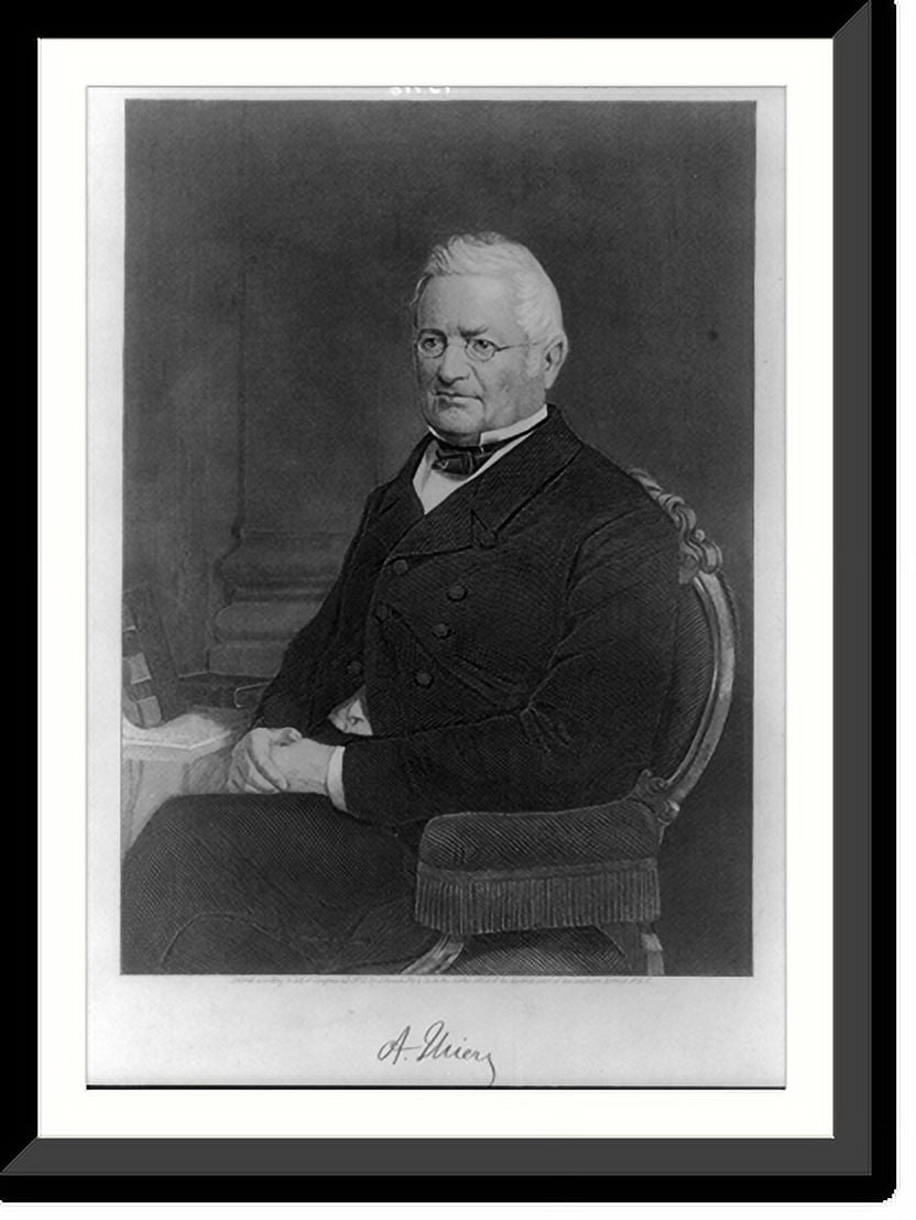 Historic Framed Print, [Louis Adolphe Thiers, 1797-1877, three-quarter ...