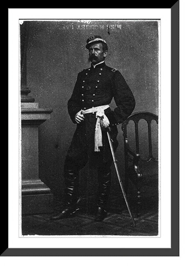 Historic Framed Print, [Louis Blenker, 1812-1863, full-length portrait ...