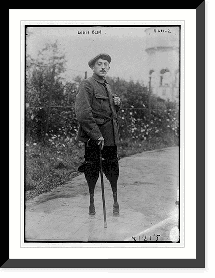 Historic Framed Print, Louis Blin, Monitor, French Cripple School, 17-7 ...