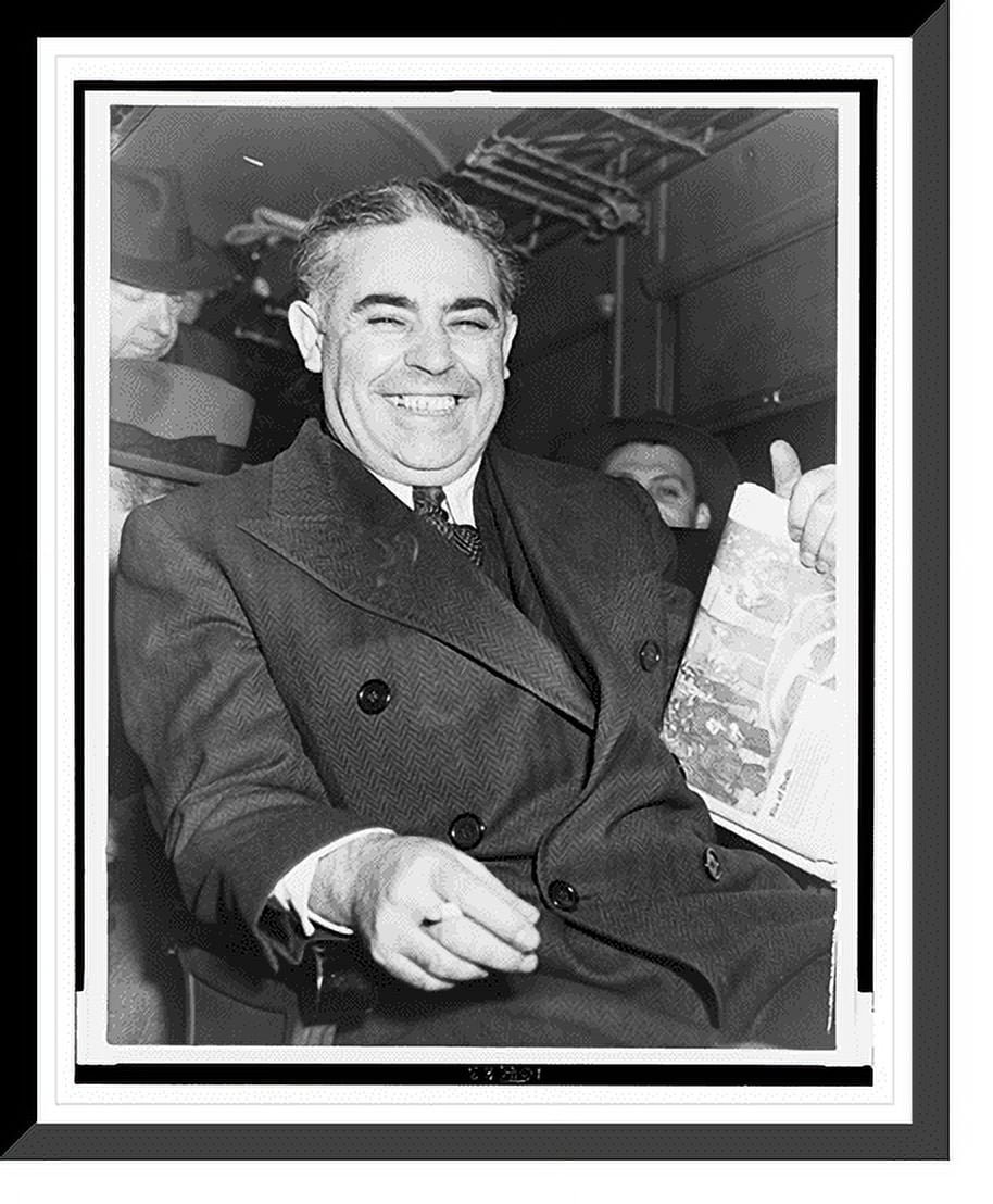 Historic Framed Print, [Louis Capone, half-length portrait, seated, not ...