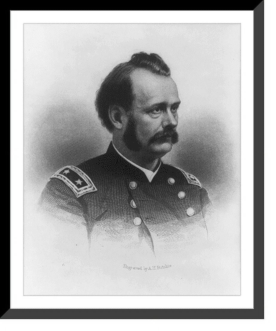 Historic Framed Print, [Lovill H. Rousseau, bust portrait], 17-7/8" x ...