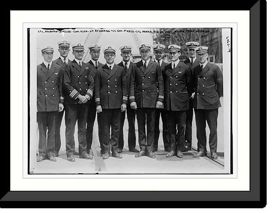 Historic Framed Print, Lts. Houghton and Mueller, Com. Klein, Lt ...