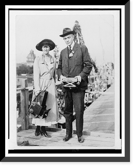 Historic Framed Print, [Lucian and Helen Johns Kirtland, full-length ...