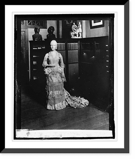 Historic Framed Print, Lucy Webb Hayes [inaugural dress from First ...
