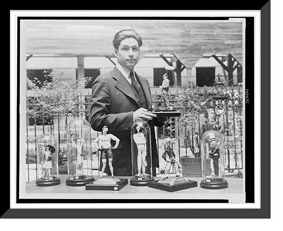 Historic Framed Print, [Luis Hidalgo, half-length portrait, facing ...