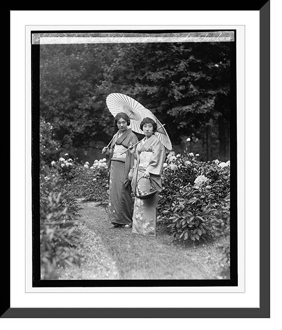 Historic Framed Print, Madam Saburi, Madam Arita, 5/21/22, 17-7/8" x 21 ...