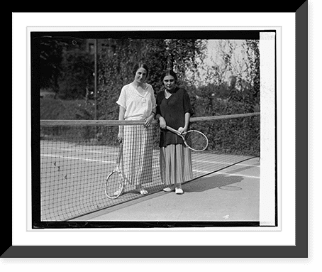 Historic Framed Print, Madame Pasha & Miss Pasha, 7/26/24, 17-7/8" x 21 ...