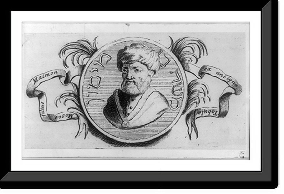 Historic Framed Print, [Maimonides (Moses ben Maimon), head-and ...