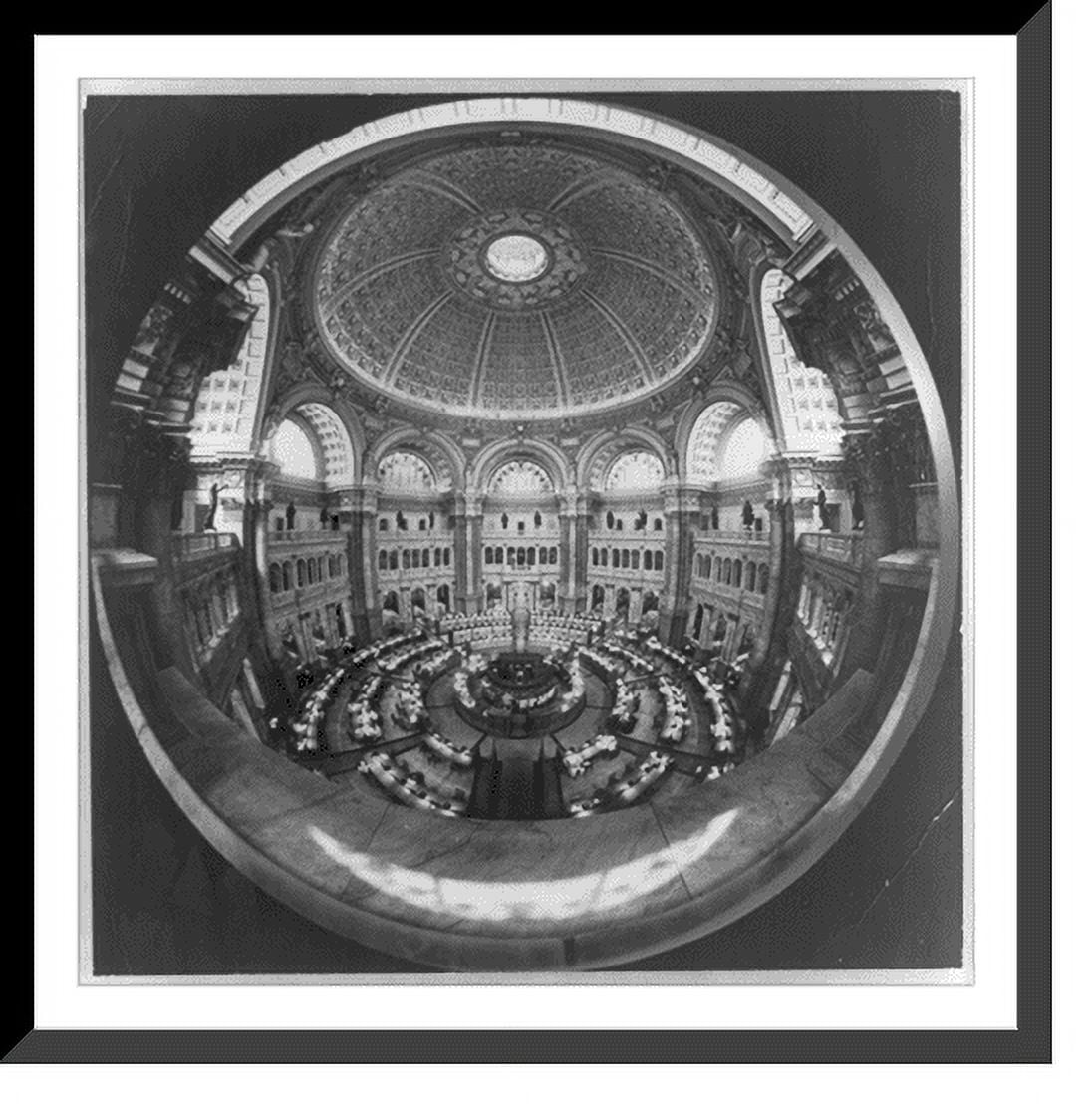 Historic Framed Print, [Main Reading Room, Library of Congress, seen ...