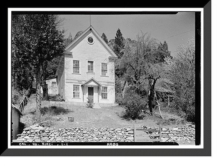 Historic Framed Print, Main Street (House), Sierra City, Sierra County, CA, 17-7/8" x 21-7/8 ...