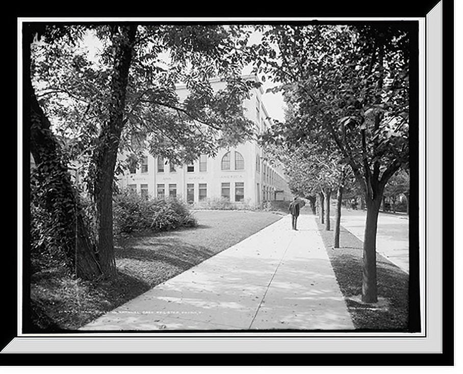 Historic Framed Print, Main building, National Cash Register, Dayton, O ...