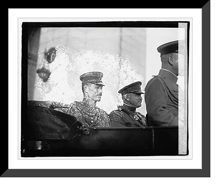 Historic Framed Print, Maj. Gen'l K. Tanaka & Gen'l Bressler, 10/24/21 ...