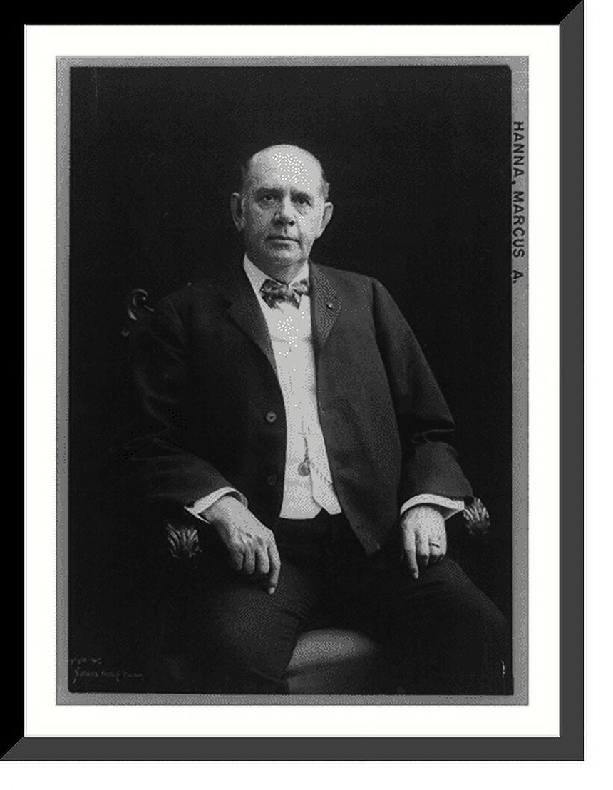 Historic Framed Print, Marcus A. Hanna, 17-7/8" x 21-7/8" - Walmart.com