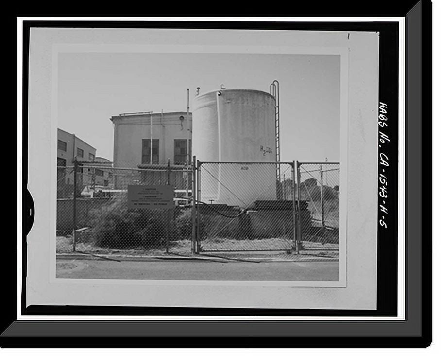 Historic Framed Print, Mare Island Naval Shipyard, Battery Test Office ...