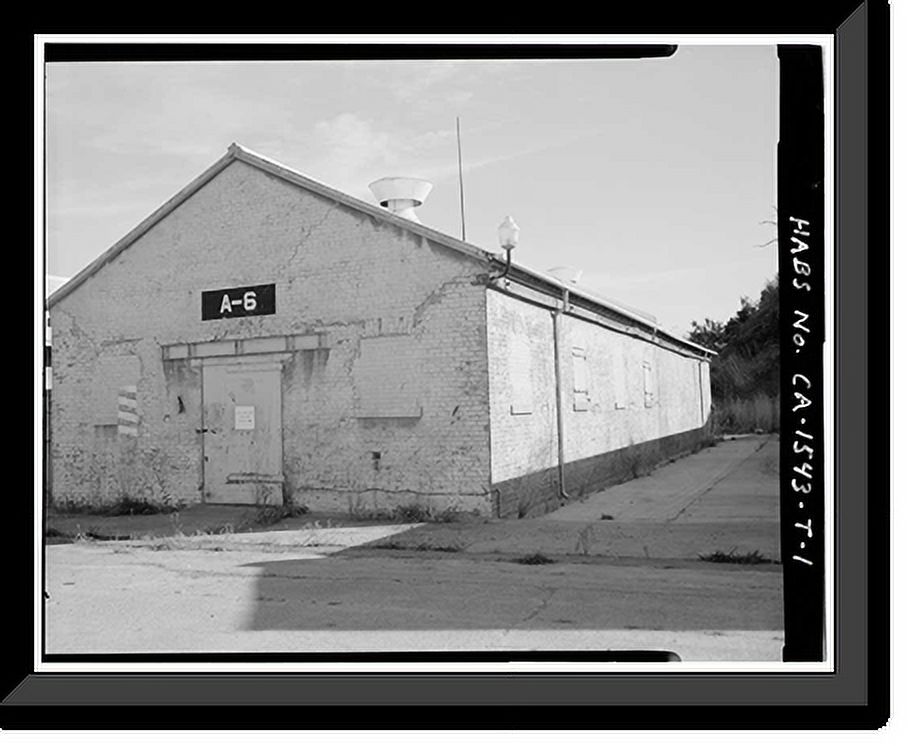 Historic Framed Print, Mare Island Naval Shipyard, Shell House, On ...