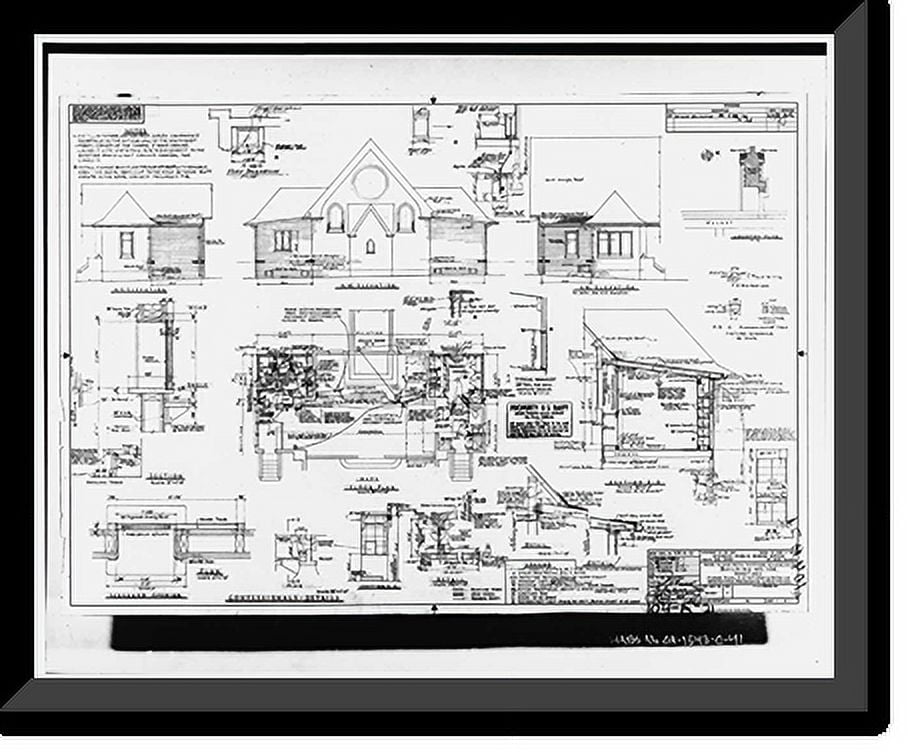 Historic Framed Print, Mare Island Naval Shipyard, St. Peter's Chapel ...