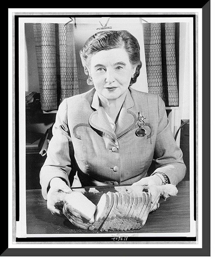 Historic Framed Print, [Margaret Rudkin, half-length portrait, seated ...