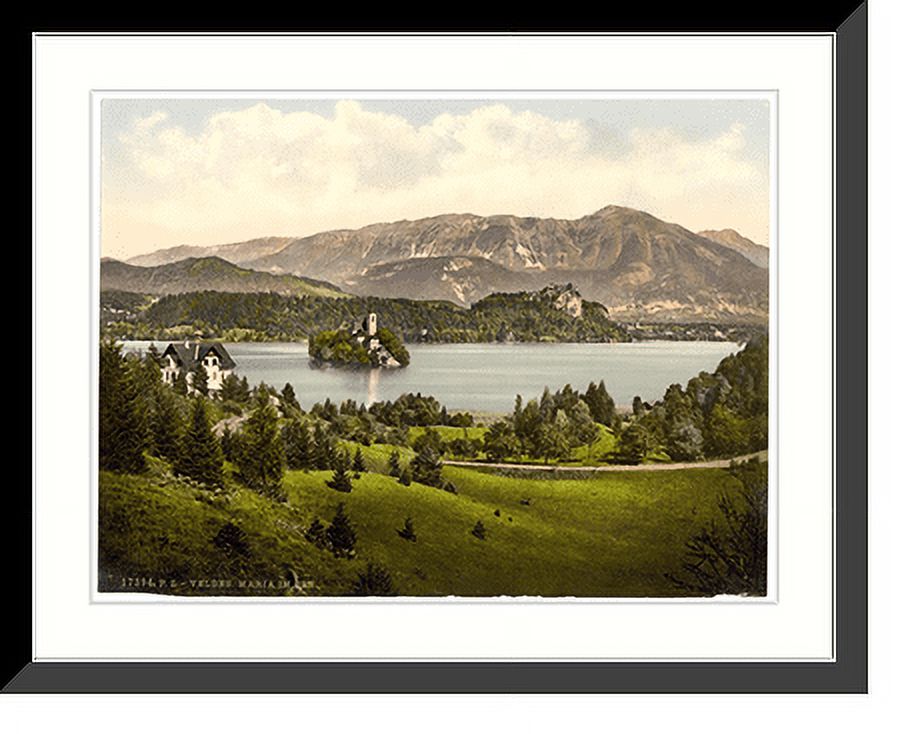 Historic Framed Print, Maria Lake Carniola Austro-Hungary - 2, 17-7/8 ...