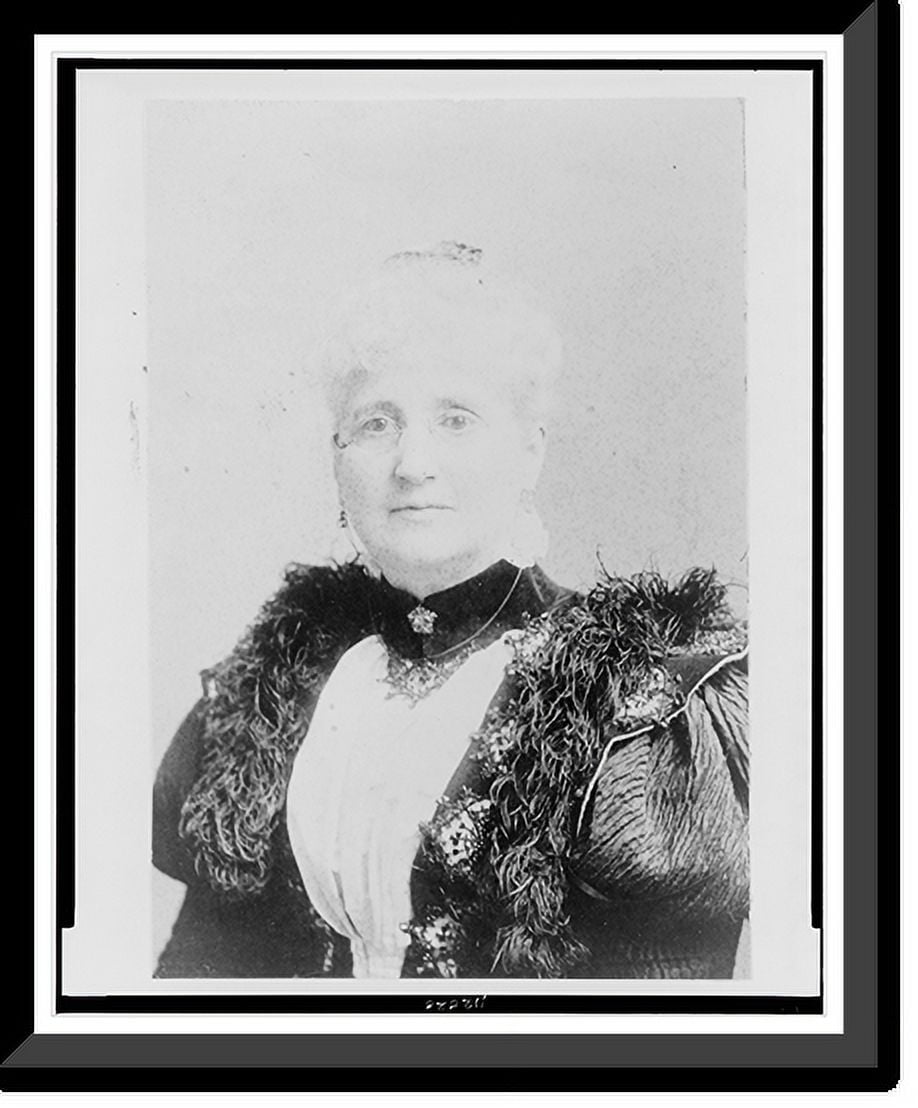Historic Framed Print, [Marietta Holley, head-and-shoulders portrait ...