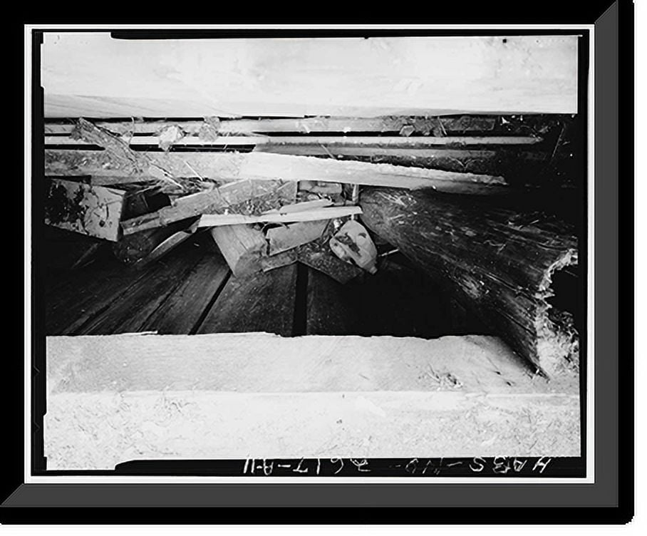 Historic Framed Print, Marion Davies Estate, Fence & Bulkhead, 415 ...