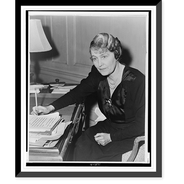 Historic Framed Print, [Marjorie Merriweather Post Hutton Davies, three ...