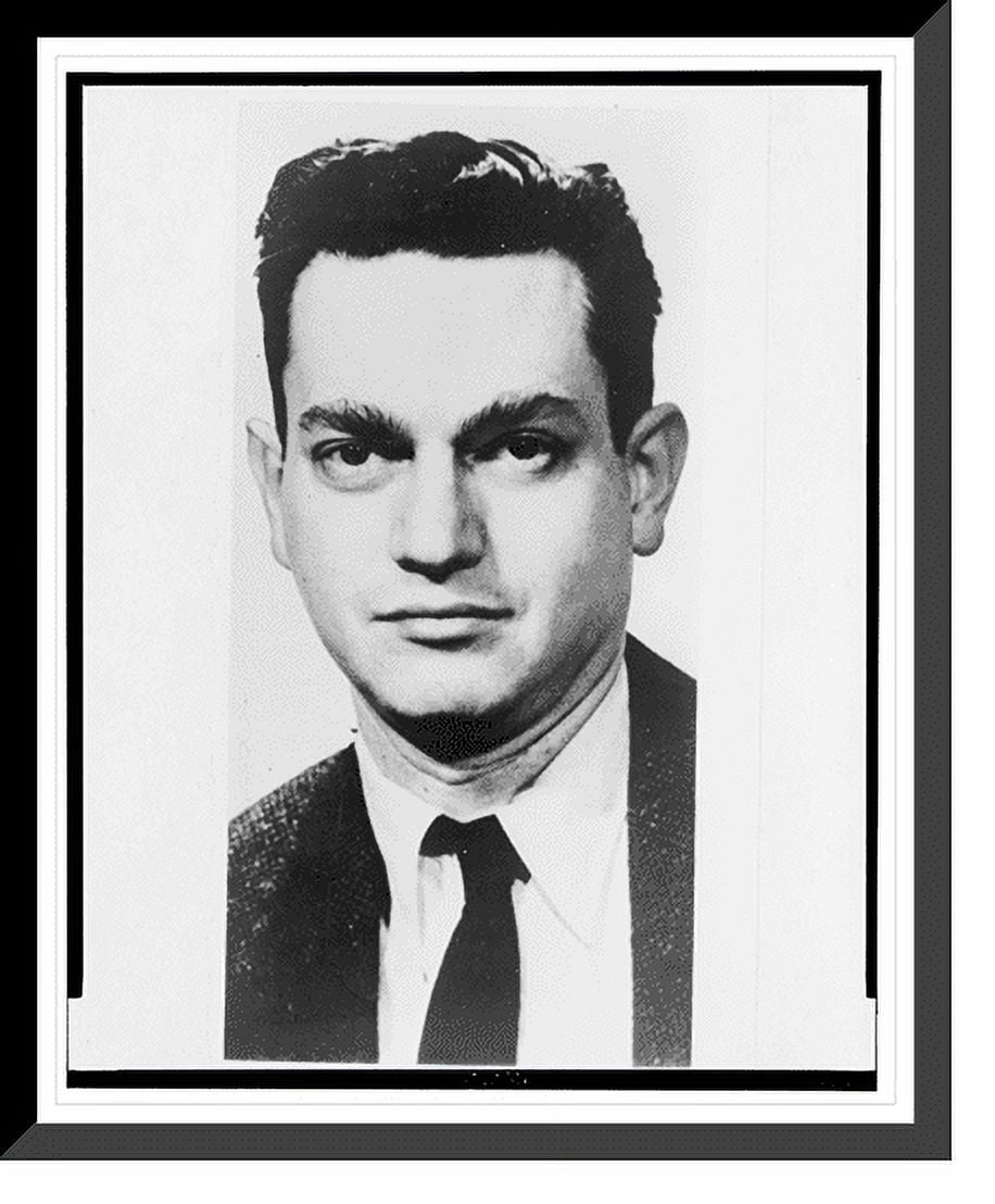 Historic Framed Print, [Marshall Nirenberg, head-and-shoulders portrait ...