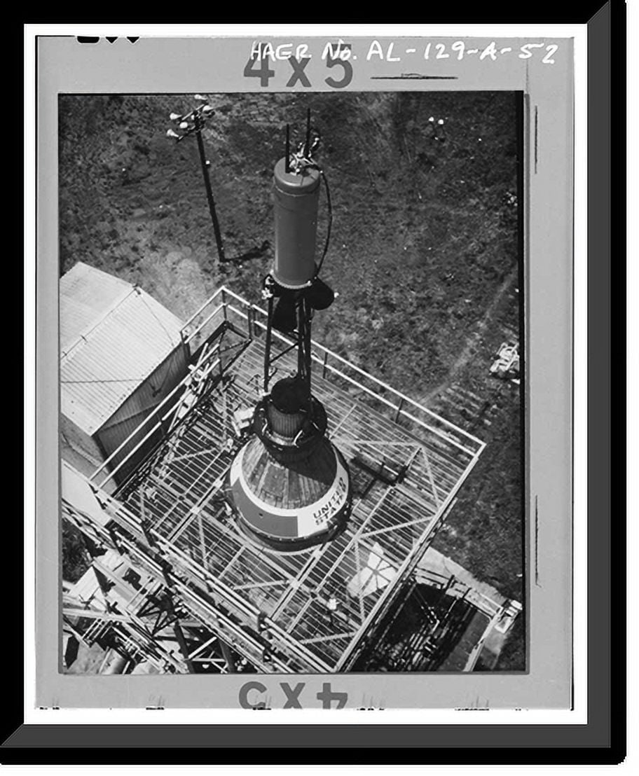 Historic Framed Print, Marshall Space Flight Center, Redstone Rocket ...