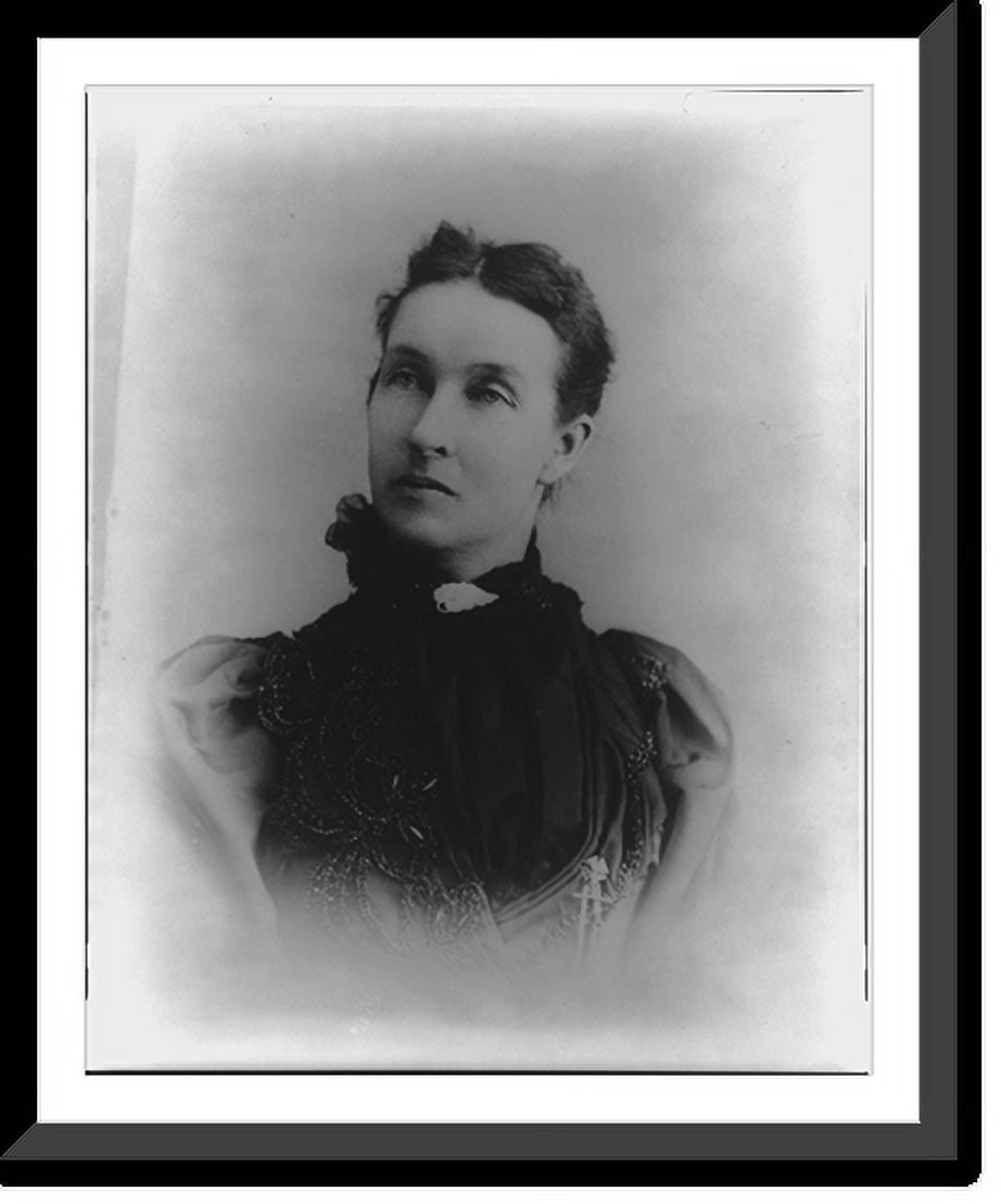 Historic Framed Print, [Mary Elizabeth (Clyens) Lease, 1853-1933, head ...