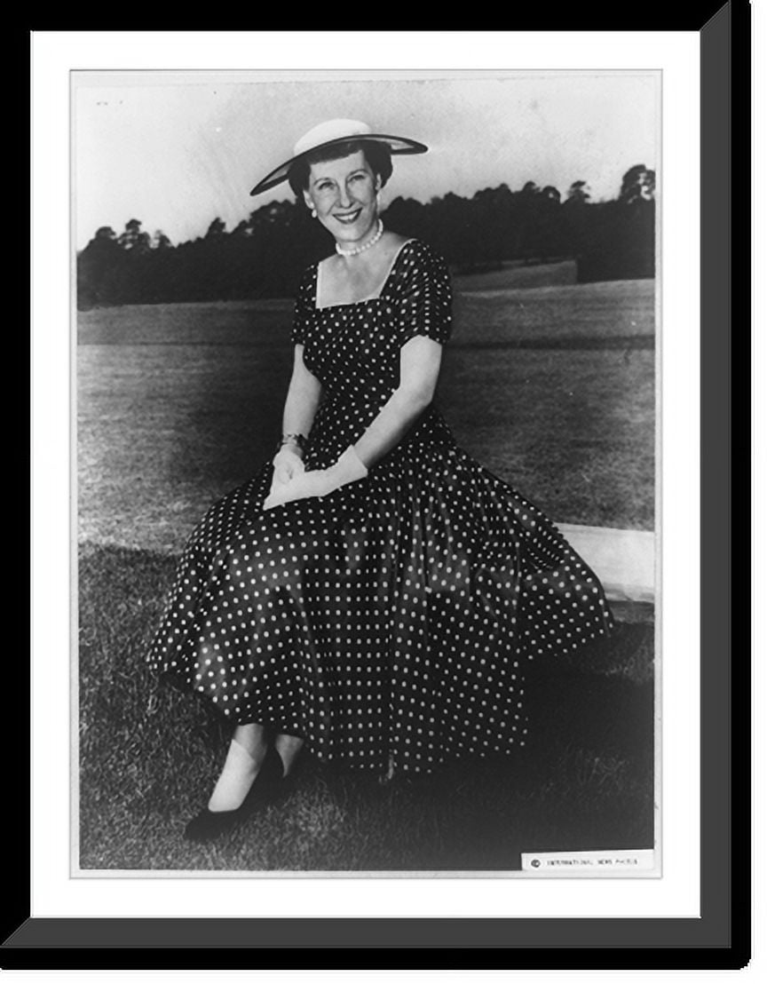 Historic Framed Print, [Mary Mamie" Doud Eisenhower, full-length ...