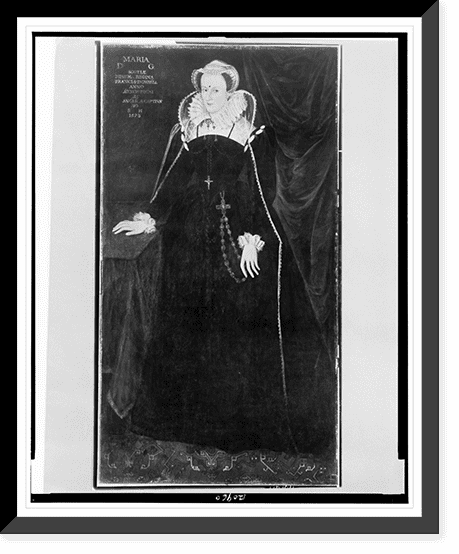 Historic Framed Print, [Mary Stuart, Queen of Scots, full-length ...