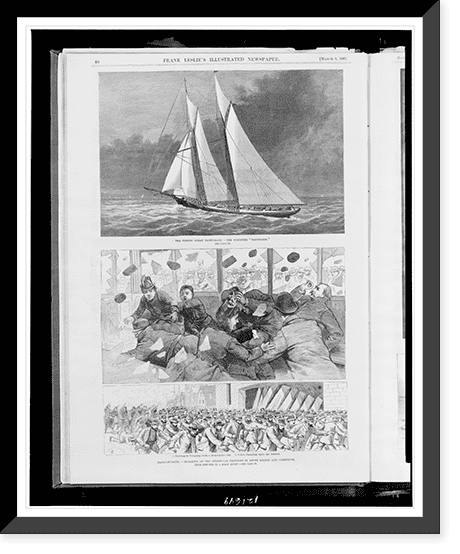 Historic Framed Print, Massachusetts - incidents of the street-car ...