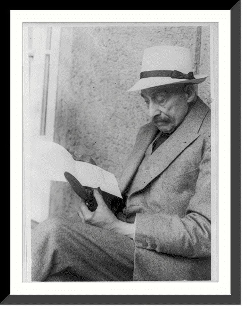 Historic Framed Print, [Max Liebermann, 1847-1935, half-length portrait ...