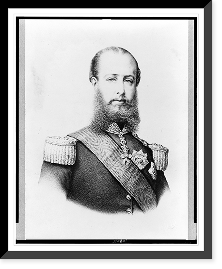 Historic Framed Print, Maximilian, Emperor of Mexico, head-and ...