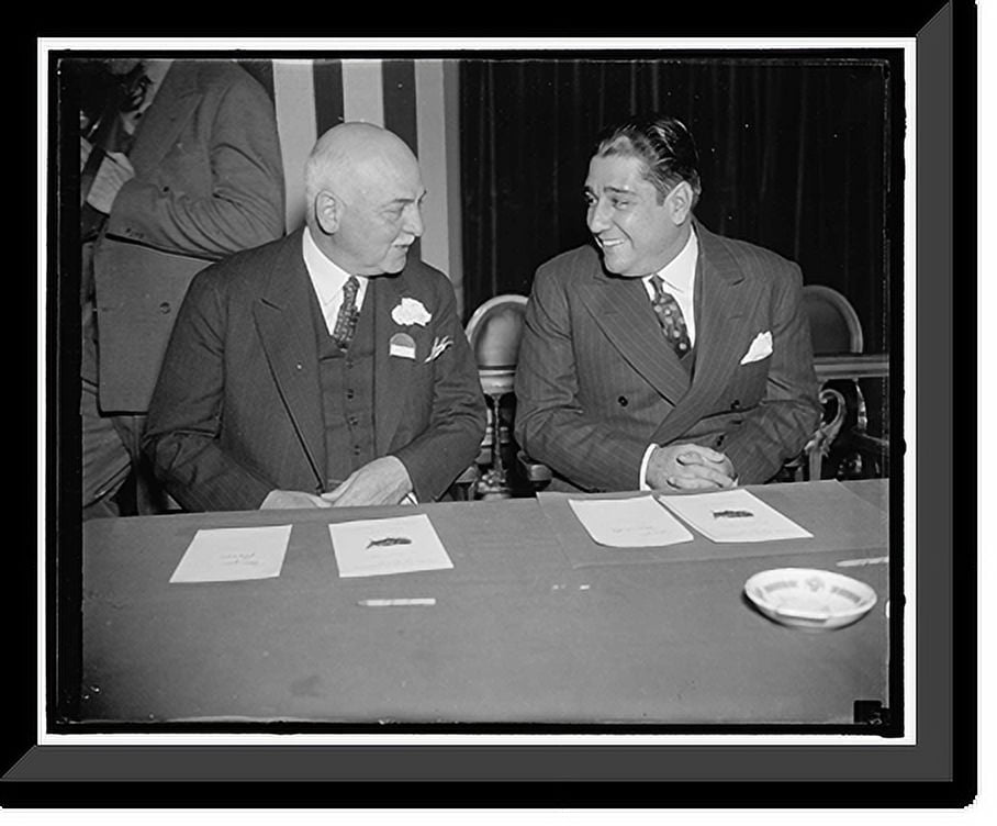 Historic Framed Print, Mayor Angelo Rossi, of San Francisco and Mayor ...