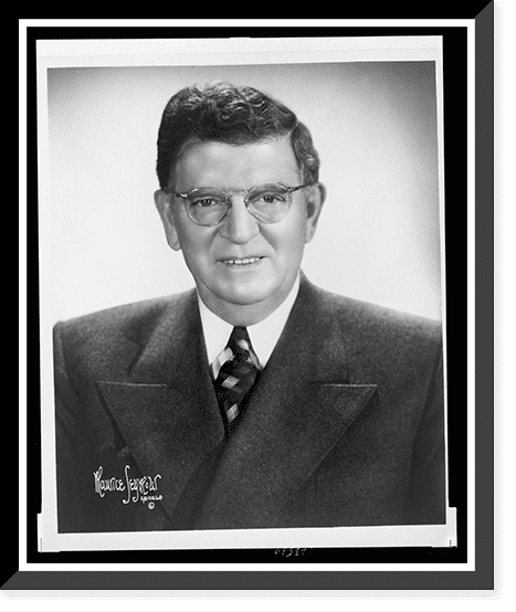 Historic Framed Print, [Mayor Edward J. Kelly, head-and-shoulders ...