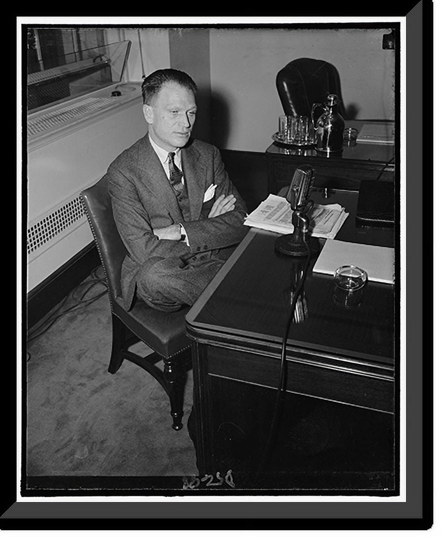 Historic Framed Print, Mefford R. Runyon, Vice-Pres. of CBS, N.Y., in ...