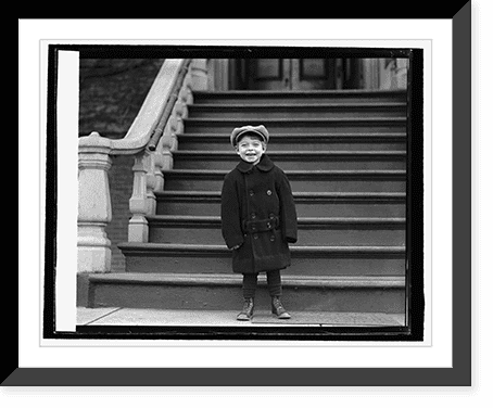 Historic Framed Print, Melvin Jones who peerced heart with scissors, 10 ...