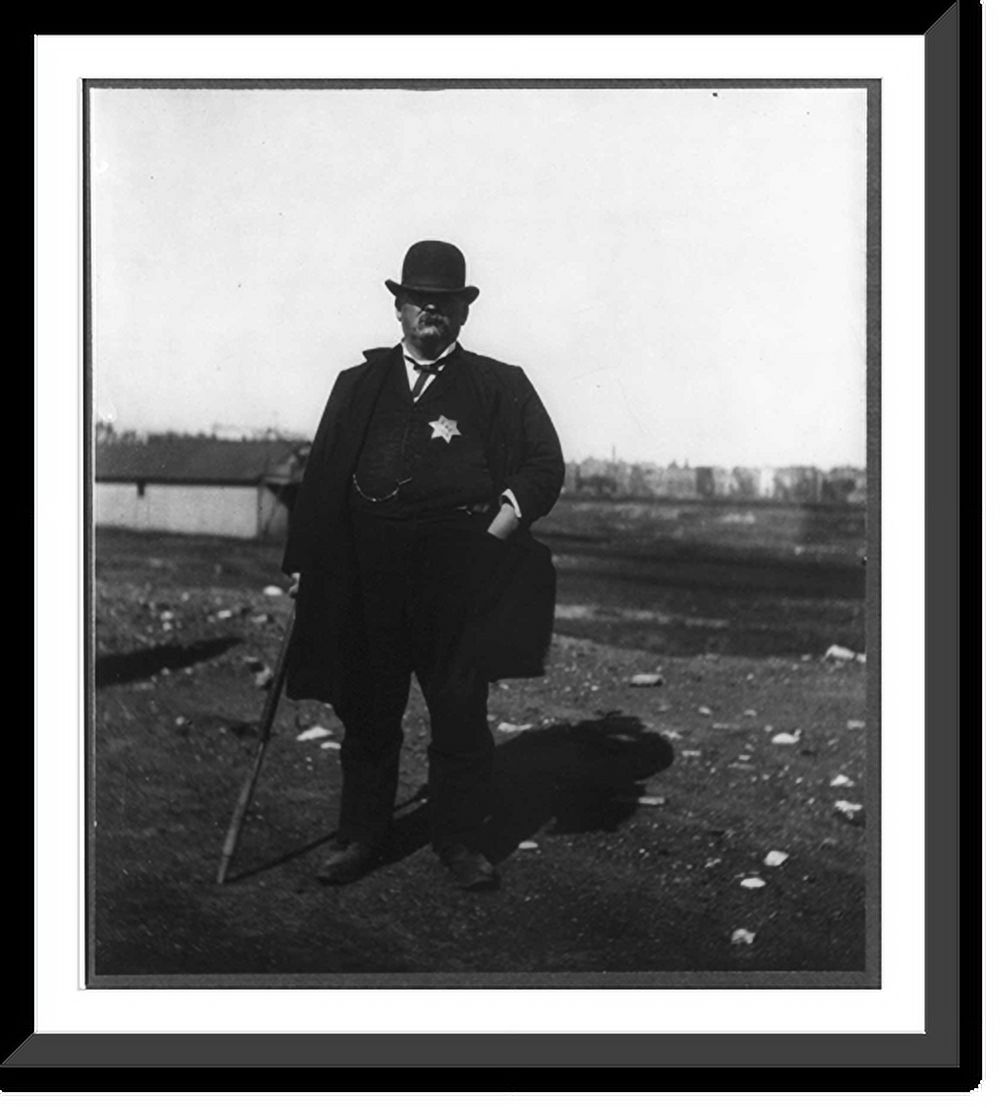 Historic Framed Print, [Members of Coxey's Army: Special NRE Policeman ...