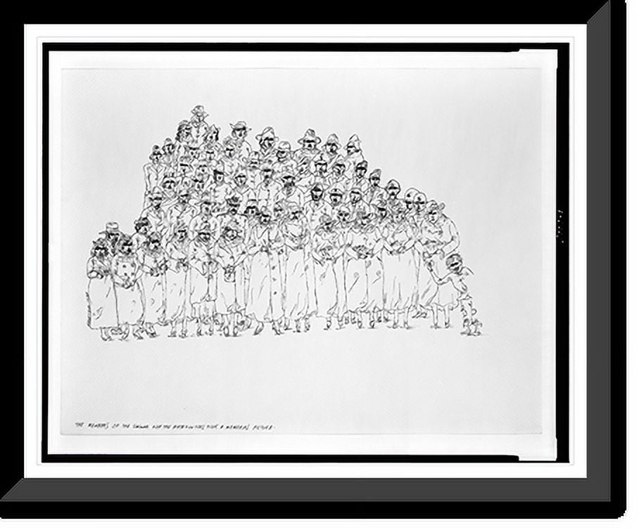 Historic Framed Print, Members of a birth control seminar take a ...