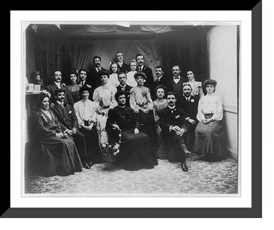 Historic Framed Print, [Members of the Monaghan Men's Irish Dancing ...