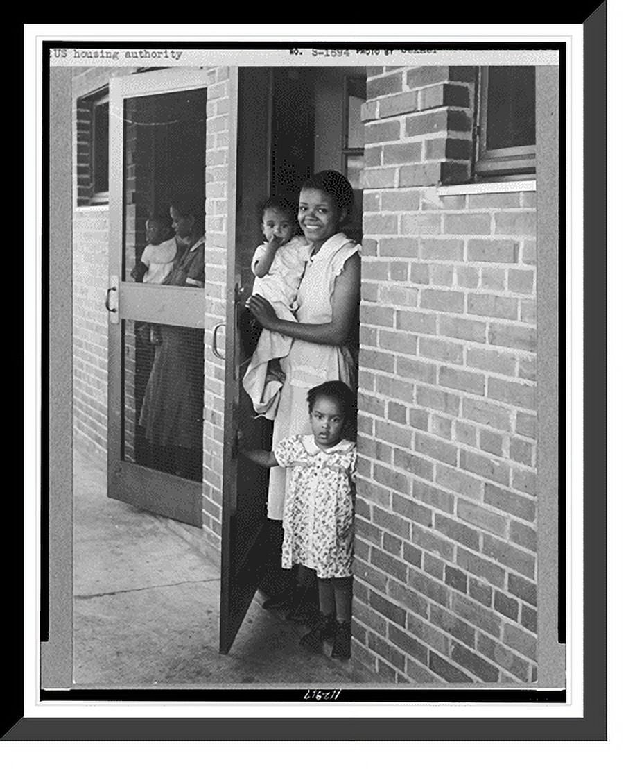 Historic Framed Print, Memphis, Tenn. Mar. 1939. Families at Dixie home ...