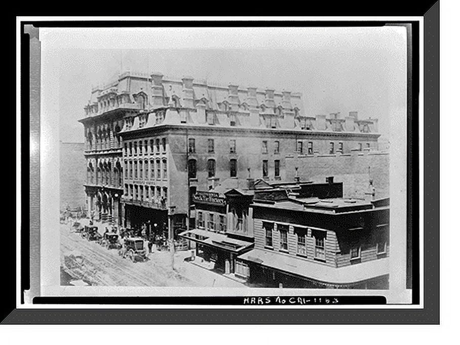 Historic Framed Print, Mercantile Library Building, Historic View, Bush ...