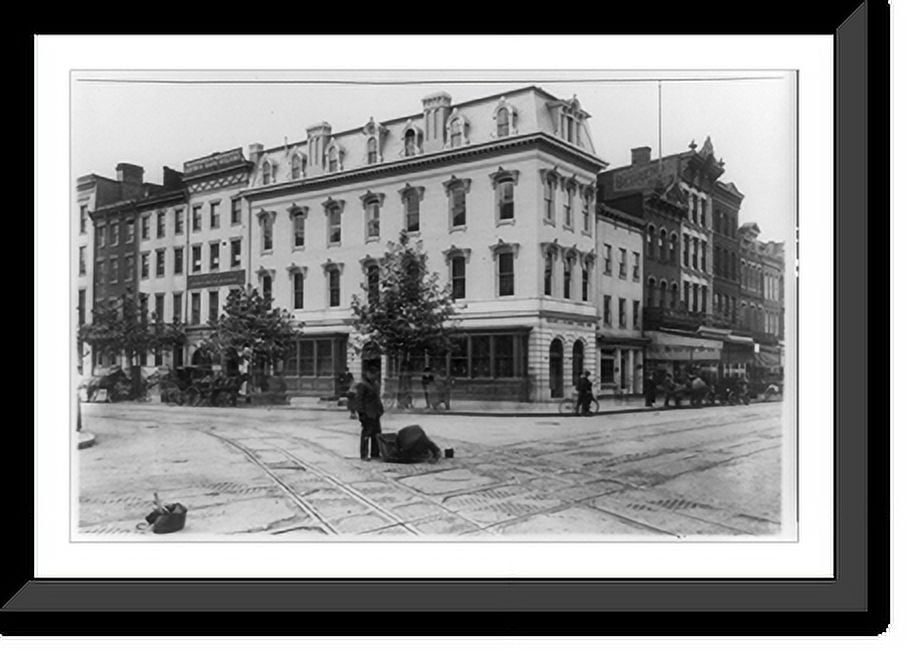 Historic Framed Print, [Merchants & Mechanics Savings Bank, 914-922 E ...