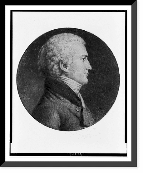 Historic Framed Print, [Meriwether Lewis, head-and-shoulders portrait ...