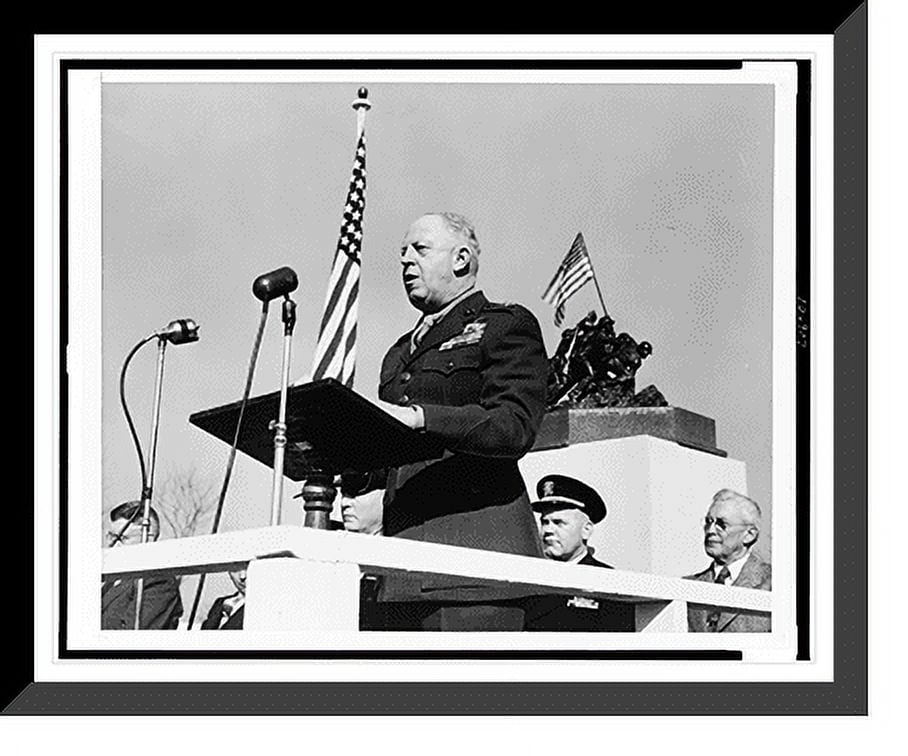 Historic Framed Print, [Merritt Austin Edson, half-length portrait ...